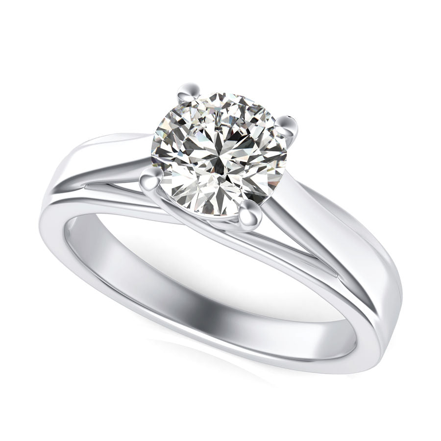 Solitaire Engagement Ring – Diamond Forever