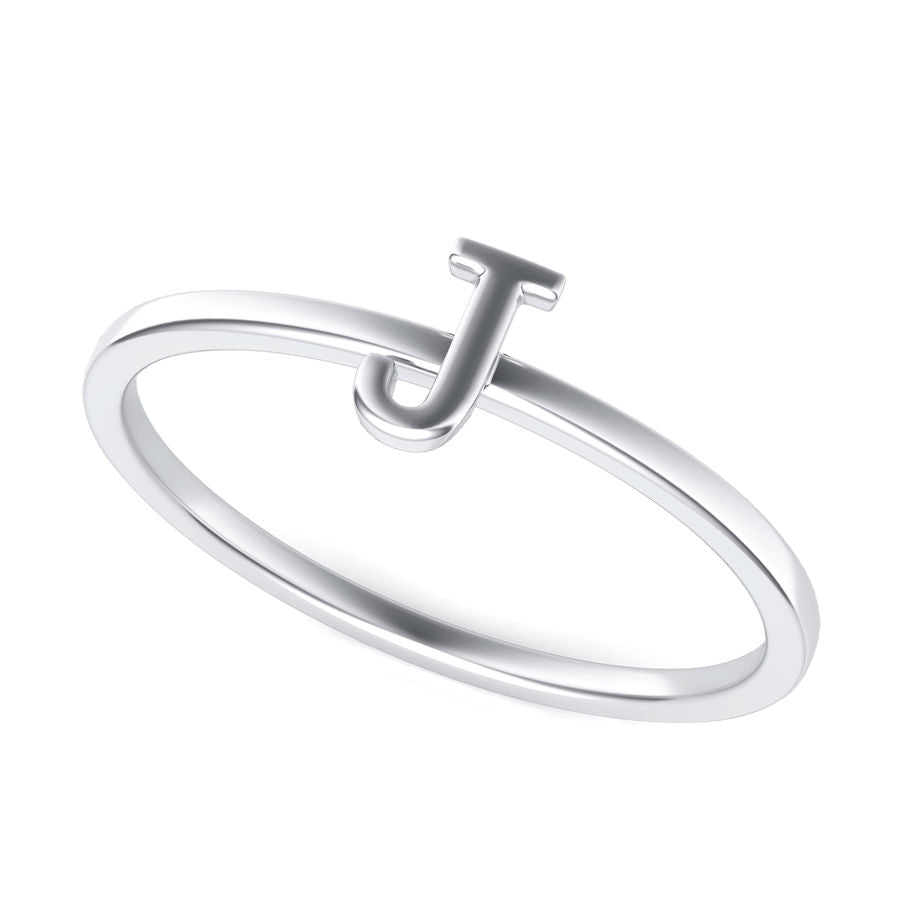 Initial Ring J – Diamond Forever